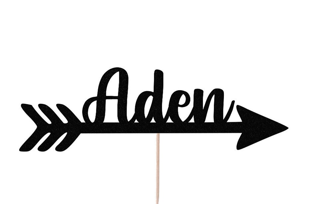 Arrow Cake Topper. Wild One Cake Topper. Boho Cake Topper. Personalized ...