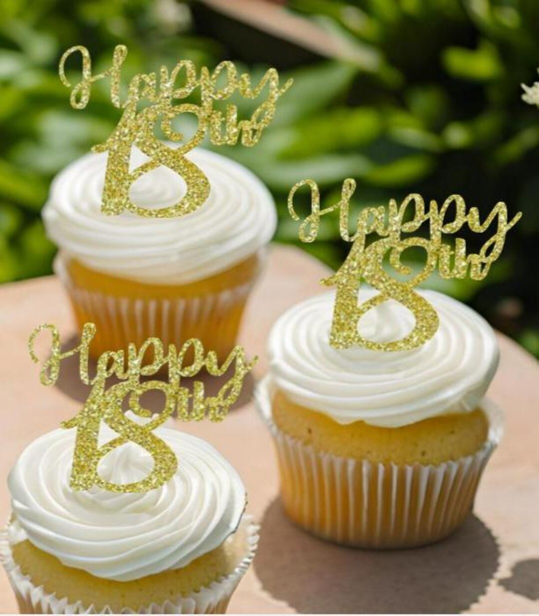 Happy 18th Cupcake Toppers 18th Birthday Cupcake Toppers 18th Birthday ...