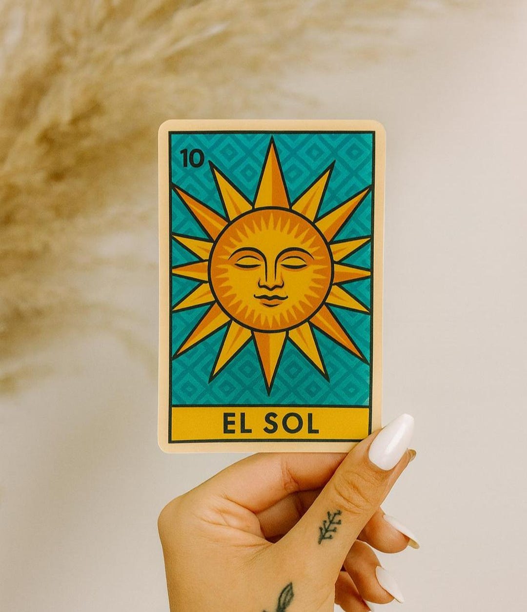 El Sol Sun Sticker Loteria Card Inspired, Mexican Culture Sticker, Boho ...