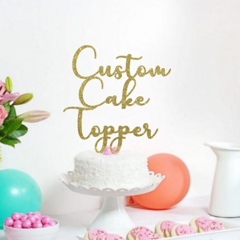 Custom Cake Topper - Etsy