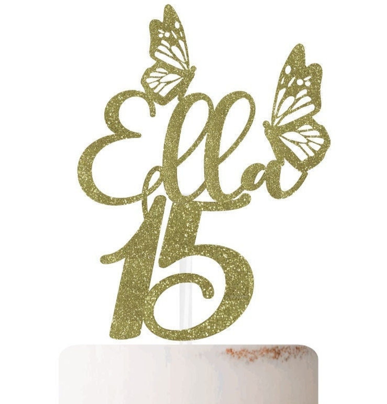 15th Birthday Cake Topper Sweet 15 Cake Topper Personalized - Etsy