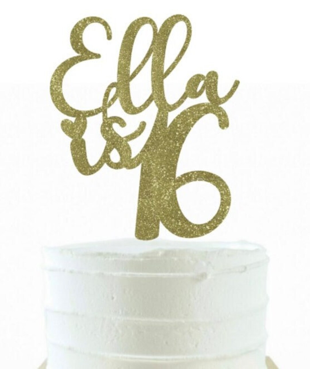 Birthday Cake Topper 16th Birthday Cake Topper Any Age Cake Topper ...