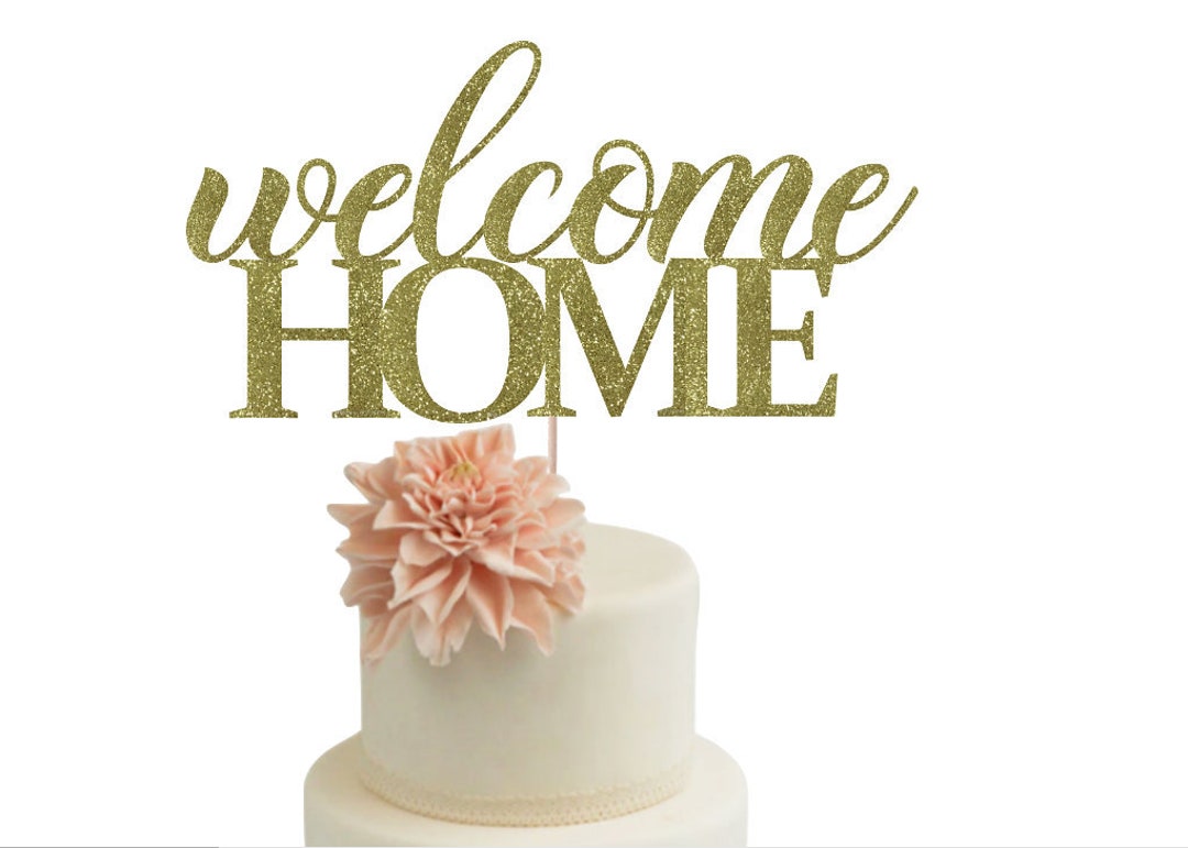 Welcome Home Cake Topper. Welcome Home Military Cake Topper ...