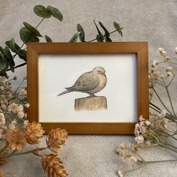 Mourning Dove Drawing - Etsy