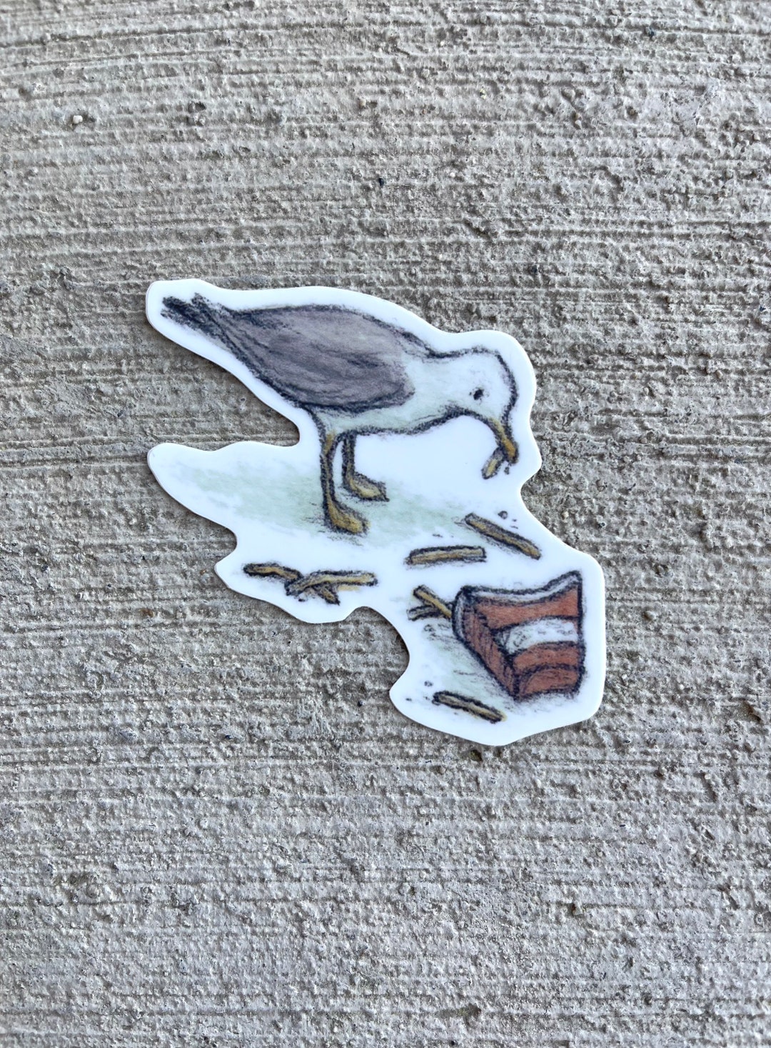 Seagull Sticker - Etsy