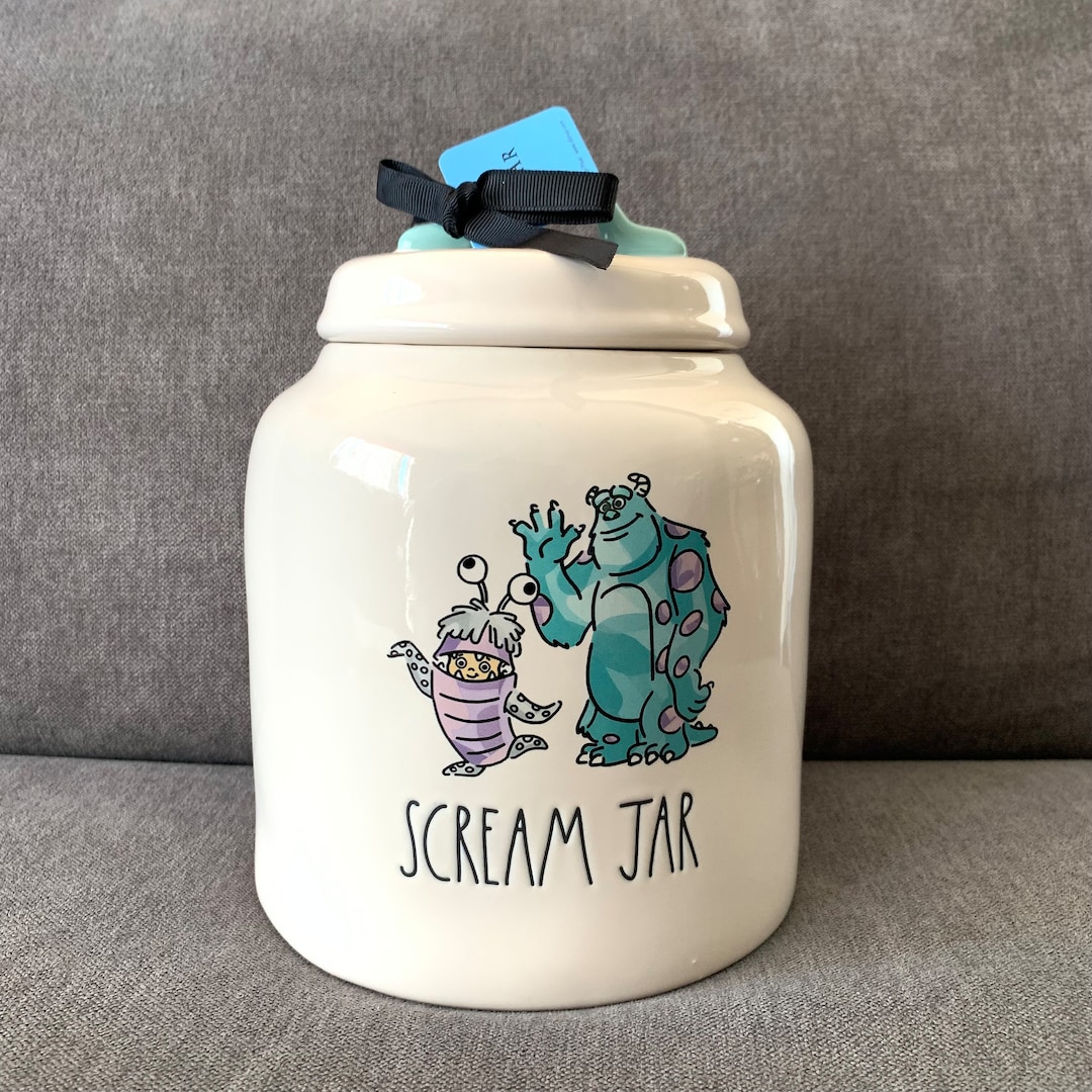 Rae Dunn Disney Pixar Monster Inc Scream Jar Canister Disney - Etsy