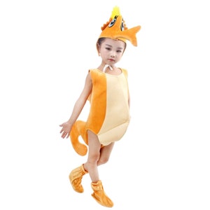 Child Kid Hippocampus Costume Halloween Party Cosplay Marine Animal ...