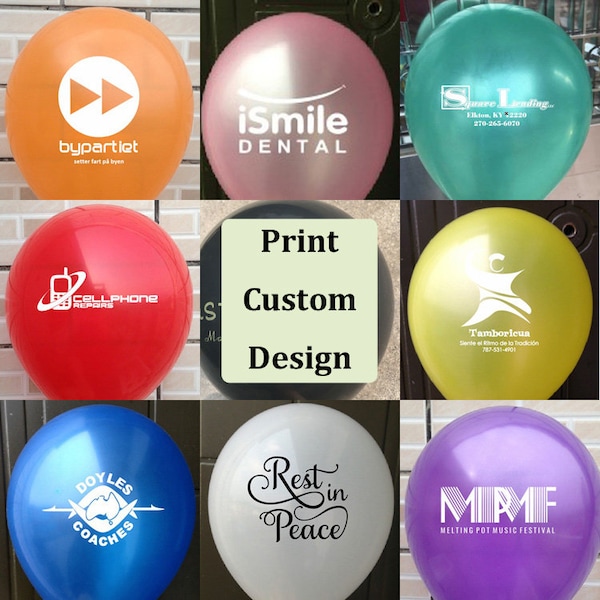 Custom Balloons - Etsy