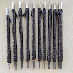 Carving Knife Set - Wood Engraving Tools - Stone Carving Chisel Set ...