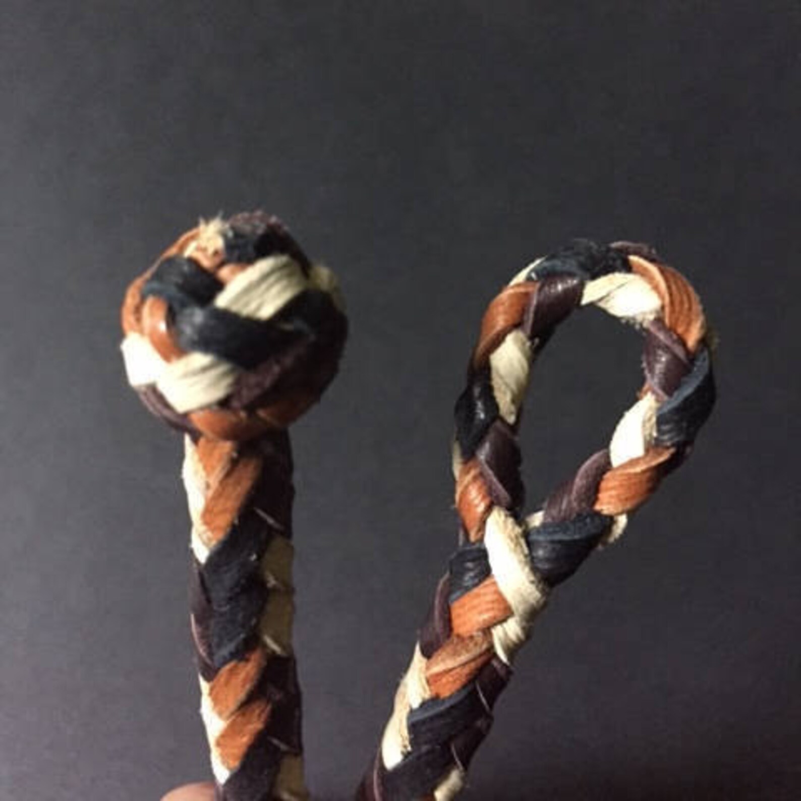 Bracelet made of the softest leather eight strand braid | Etsy