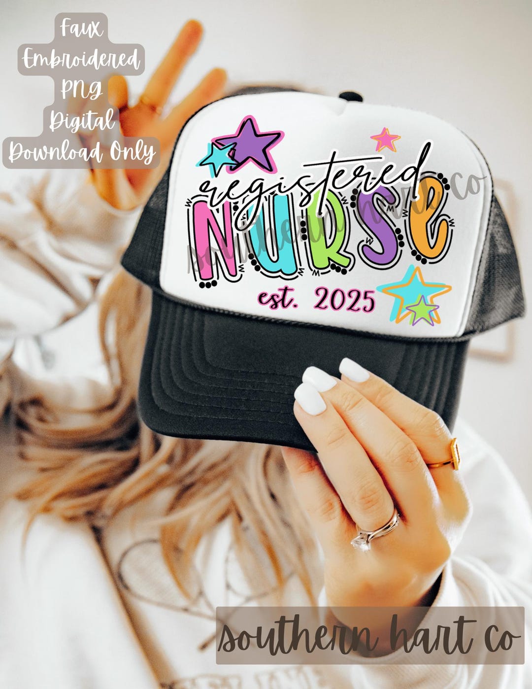 Nurse Hat Patch PNG, RN Nursing Hat Patch, RN Nurse Hat Patch Png - Etsy