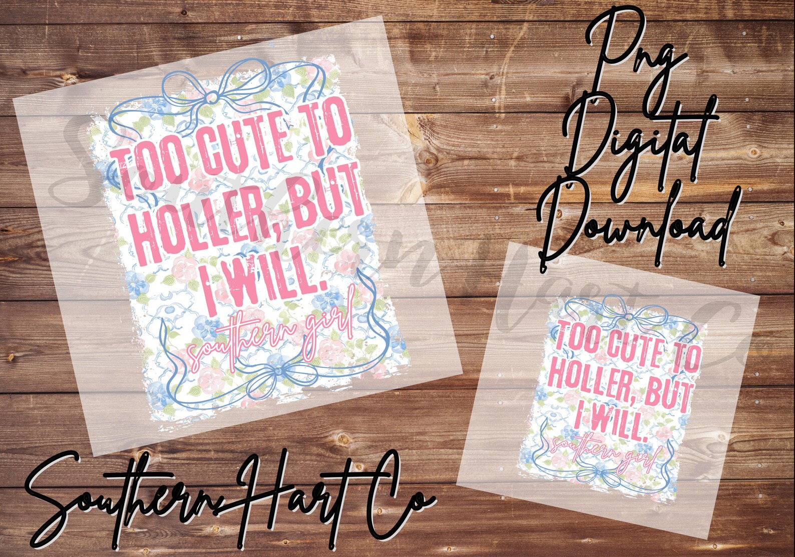 Southern Girl PNG- Cute Southern Sayings Shirt Design, Instant Download ...