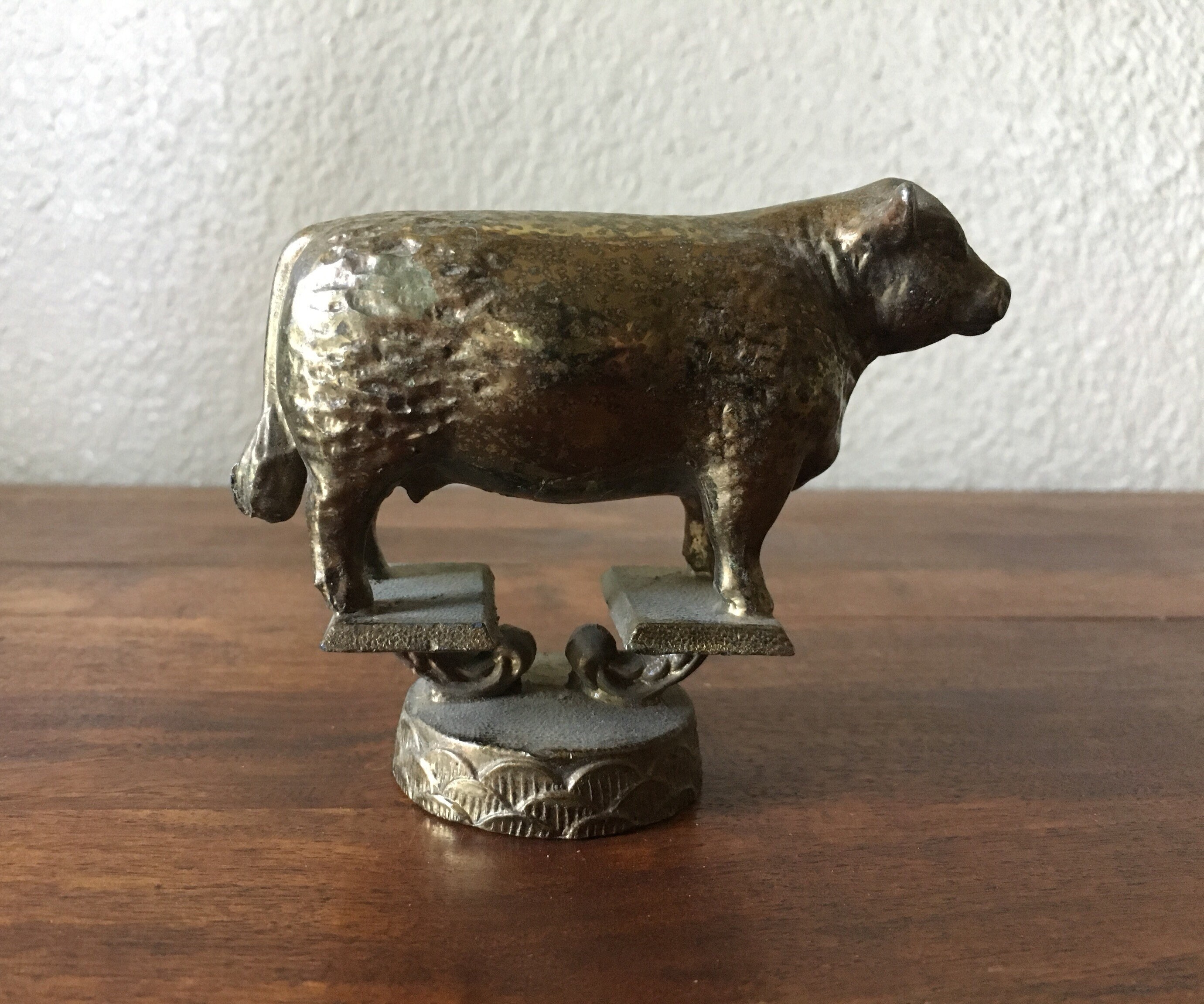 Heavy Metal Hereford Cow Trophy Topper - Etsy