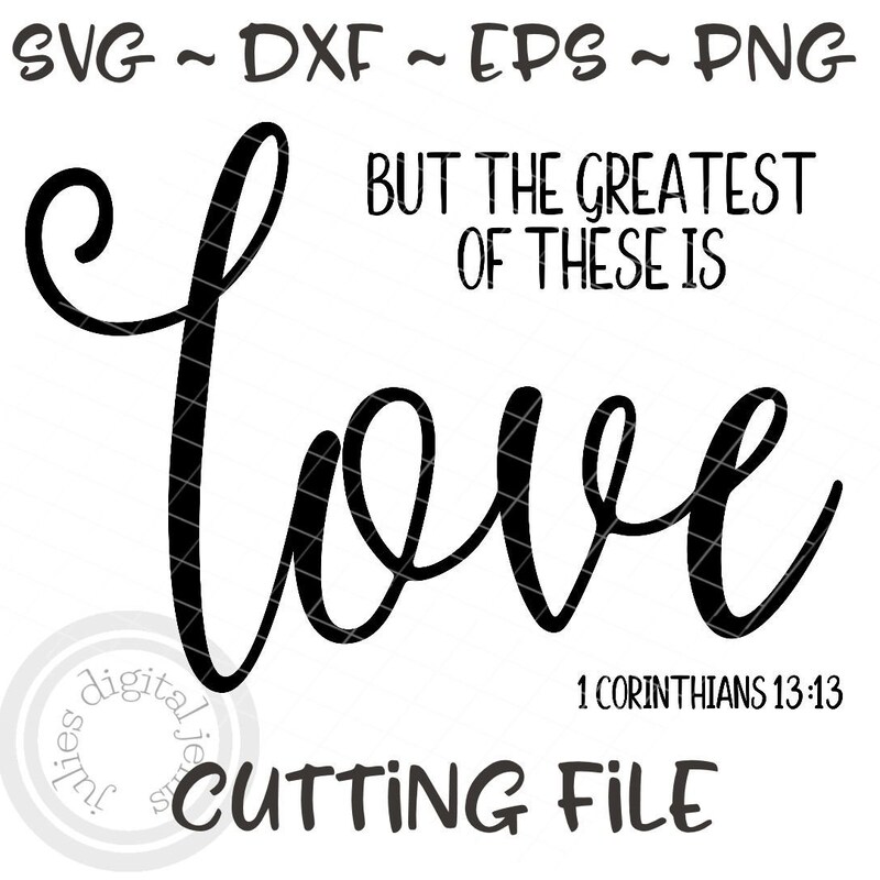 The Greatest is Love - Etsy