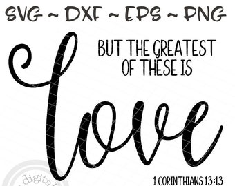 The Greatest is Love | Etsy