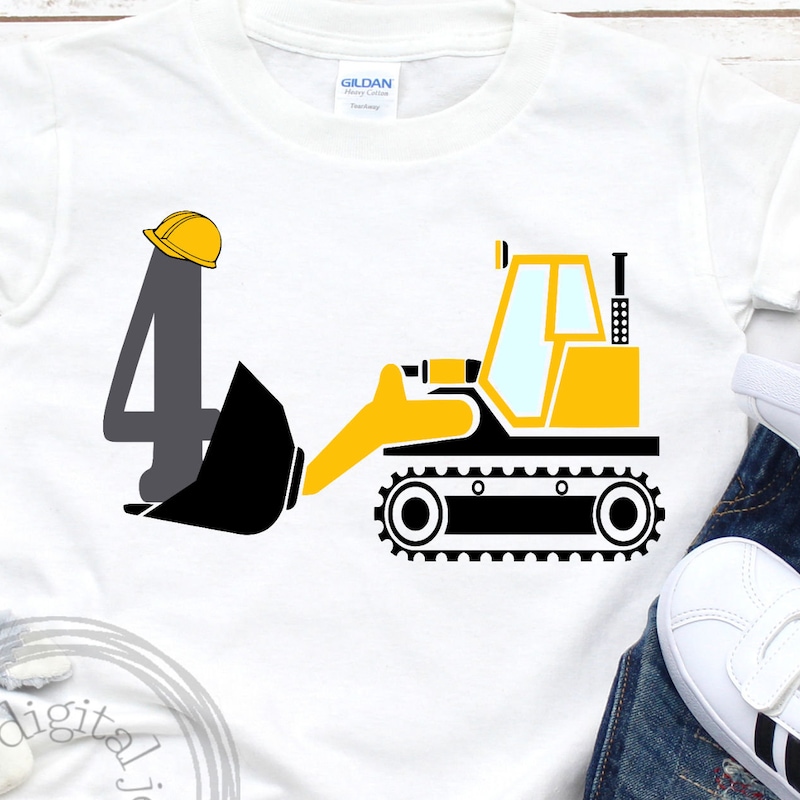 Bulldozer Shirt - Etsy
