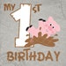 Pig Birthday Shirt Svg, Pig Birthday Party Svg, 1st Birthday SVG, First ...