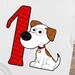 Puppy Birthday Shirt Svg, 1st Birthday SVG, First Birthday Svg, Cute ...