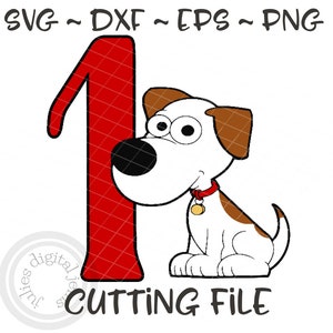 Puppy Birthday Shirt Svg, 1st Birthday SVG, First Birthday Svg, Cute ...
