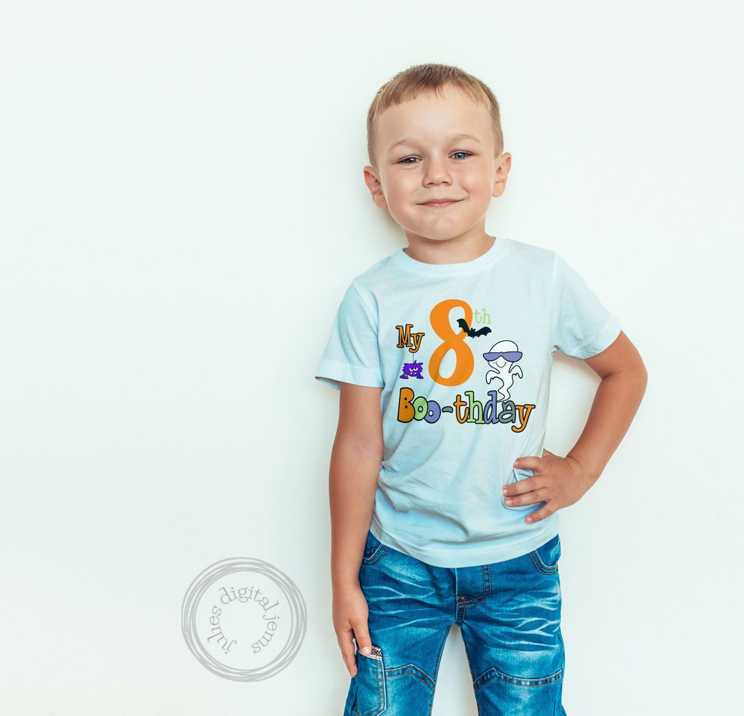 Halloween Birthday Svg Boo Svg Ghost Birthday Shirt Svg Bat - Etsy
