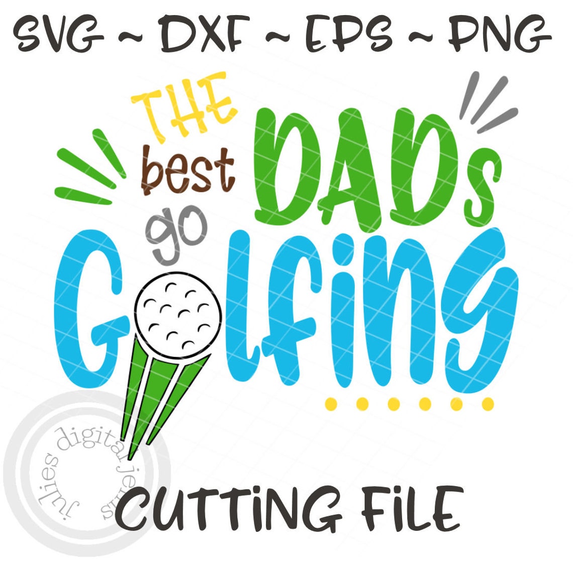 Golf Dad SVG Golf Svg for Cricut Best Golfer SVG Golfing - Etsy