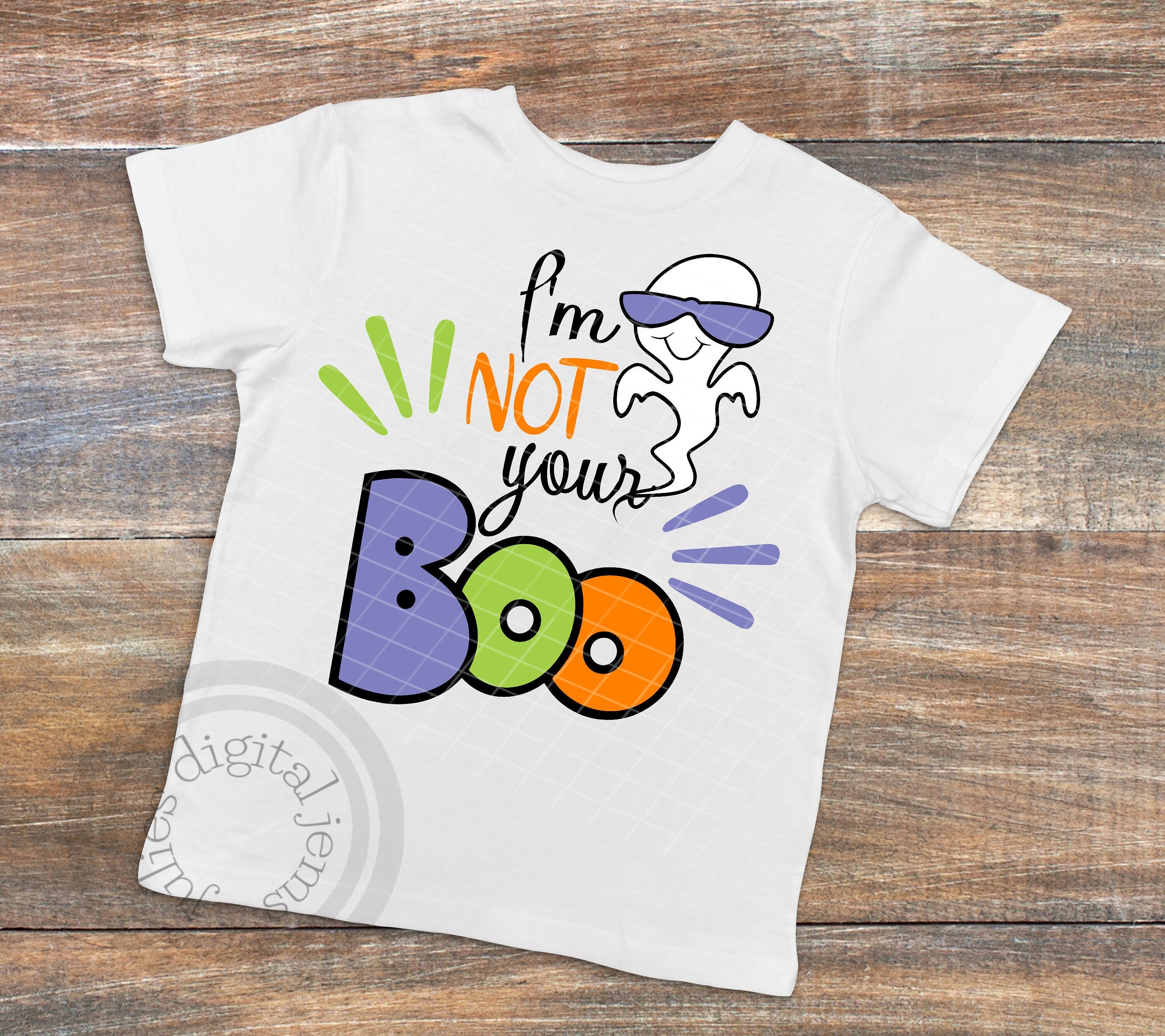 I'm Not Your Boo Boo Svg Ghost Svg Halloween Svg Kids - Etsy