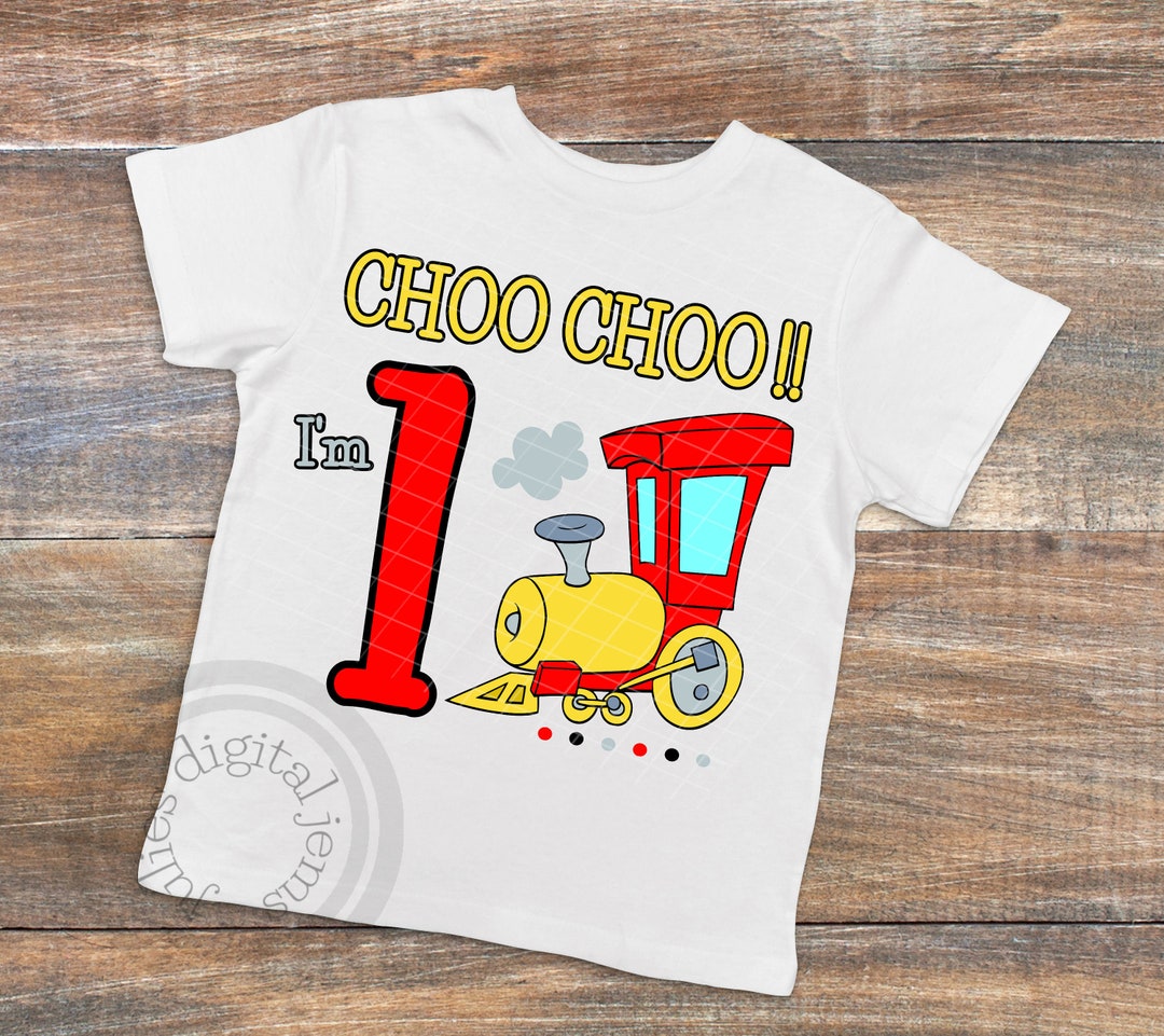 Train Birthday Shirt Svg, Train Birthday Svg, 1st Birthday SVG, First ...