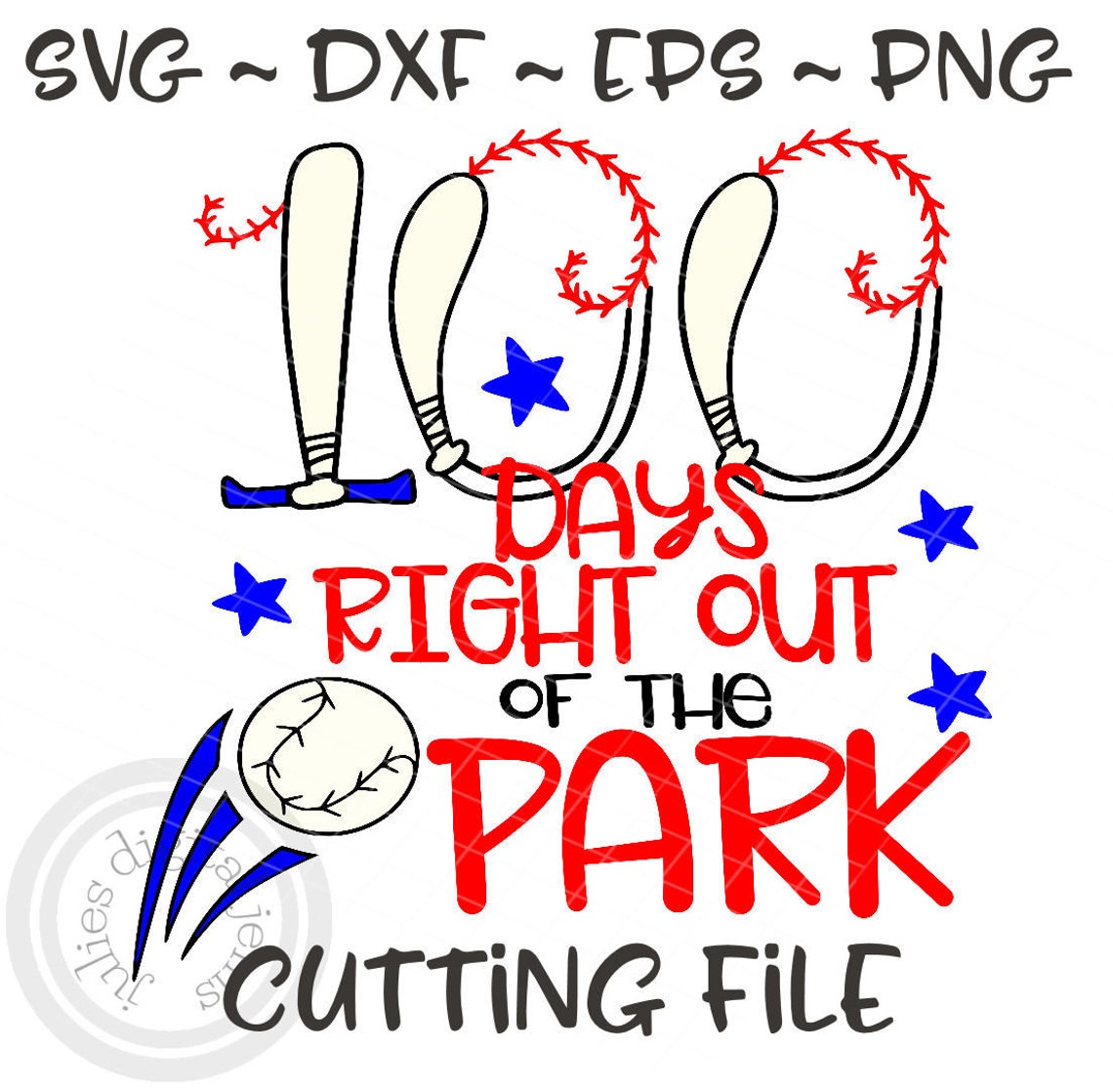 Boy Baseball SVG 100th Day of School SVG 100 Days Svg Cut - Etsy