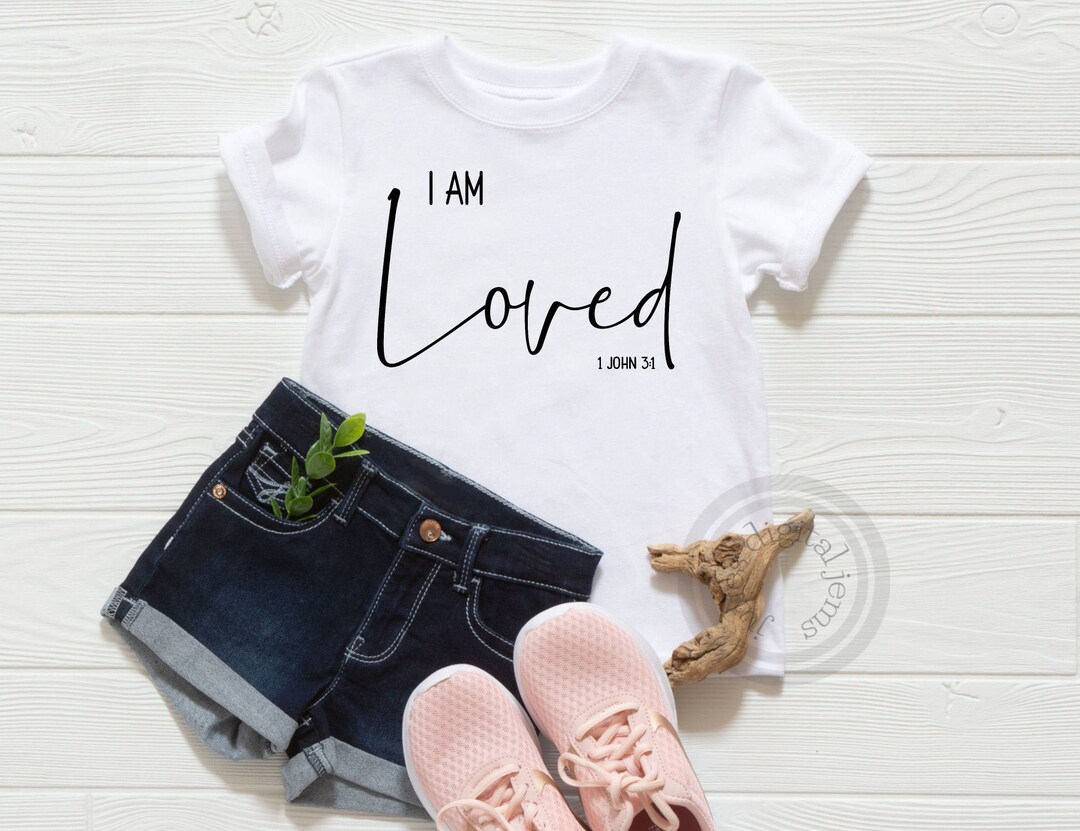 I Am Loved Svg, Inspirational Svg Sayings, Christian SVG, 1 John - Etsy