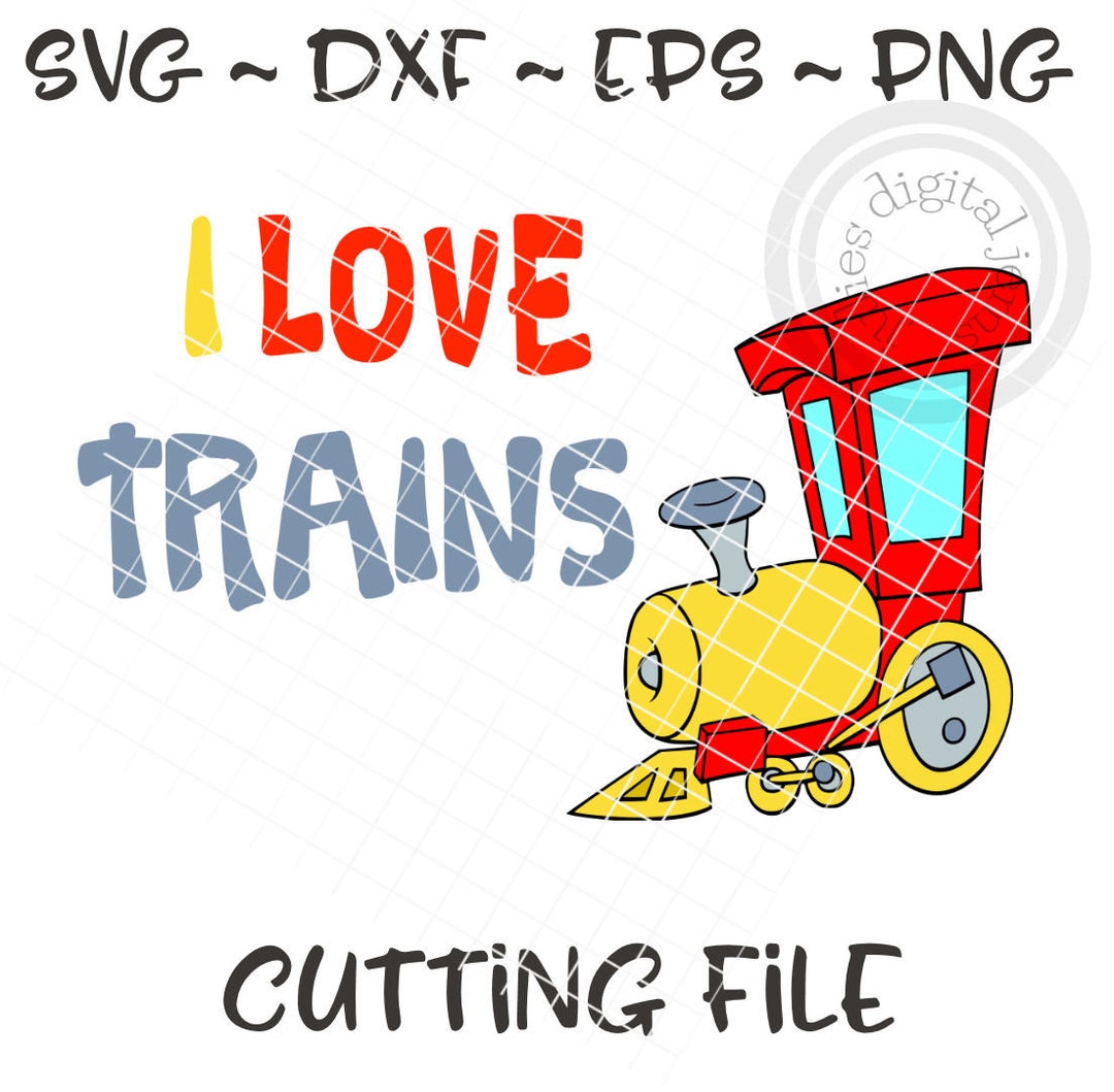 Tren SVG, me encantan los trenes SVG, Camisa de tren SVG, Camisa de ...