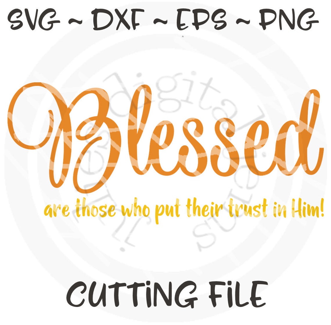 Blessed SVG Inspirational Svg Christian Svg Faith Cross - Etsy