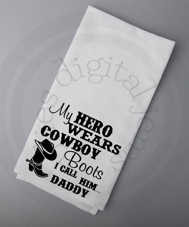 My Hero Wears Cowboy Boots Svg Cowboy Svg Cowboy Boot Svg - Etsy