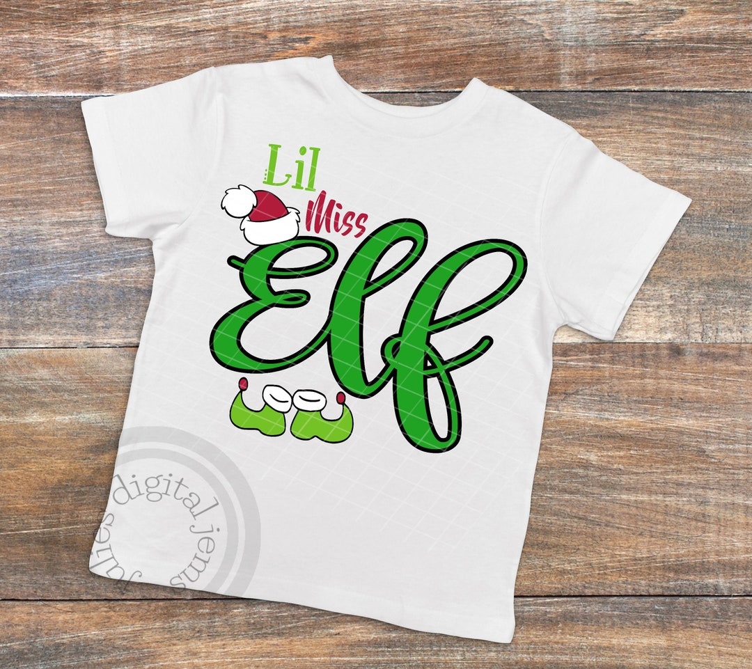 Little Miss Elf, Christmas SVG, Elf Svg Files, Elf Shoes Svg, Christmas ...