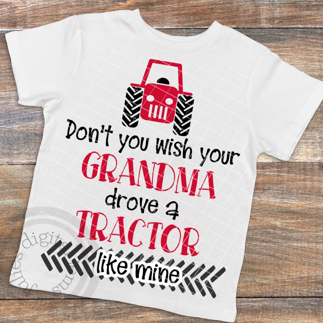 Grandma Tractor SVG, Drive Tractor, Farming SVG, Best Days on the Farm ...