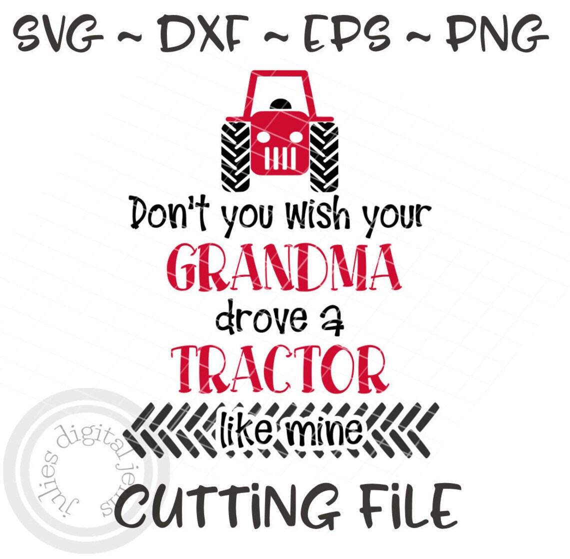 Grandma Tractor SVG, Drive Tractor, Farming SVG, Best Days on the Farm ...