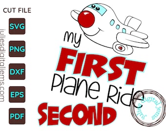 First Plane Ride Svg - Etsy