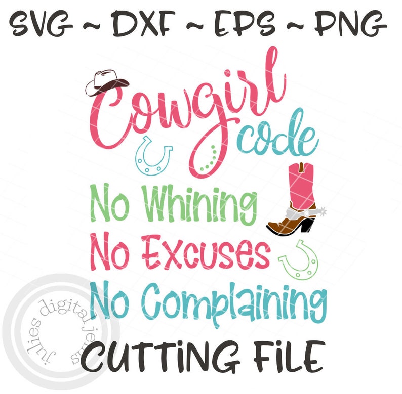 Cowboy Boots SVG Designs Cowgirl Code Cowboy Boots Svg - Etsy