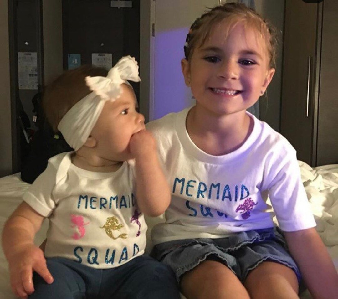 Mermaid Squad Shirts | Mermaid Squad | Mermaid Sisters | Mermaid ...
