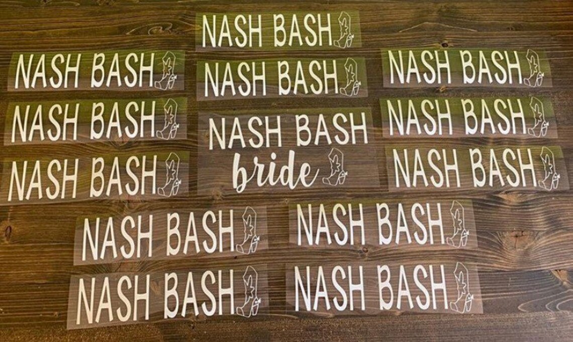 Nash Bash Iron on | DIY Nash Bash Iron on | Nashville Bachelorette ...