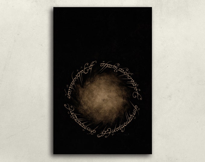 One Ring the Lord of the Rings - Etsy