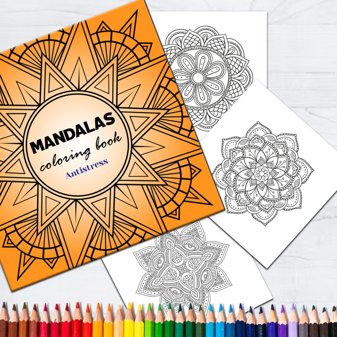 Relaxation With Mandalas: Colorful Retreat, Mystical Mandala Coloring ...