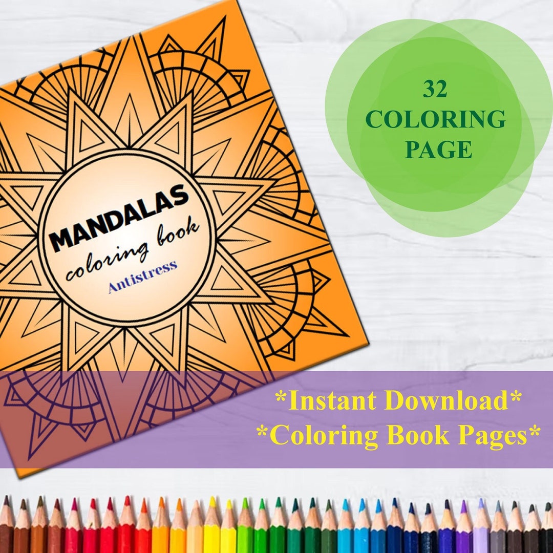 Relaxation With Mandalas: Colorful Retreat, Mystical Mandala Coloring ...