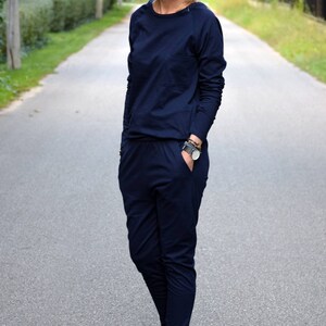 PABLO 100% Cotton Overall Navy Blue Colour / Made in Poland / Jumpsuit ...