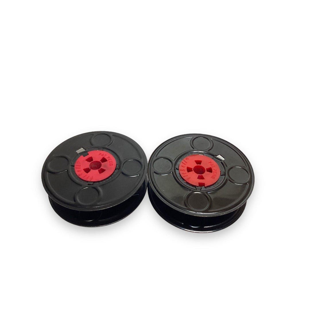 Metal Typewriter Spools - Red Center 'fitsall' - Etsy