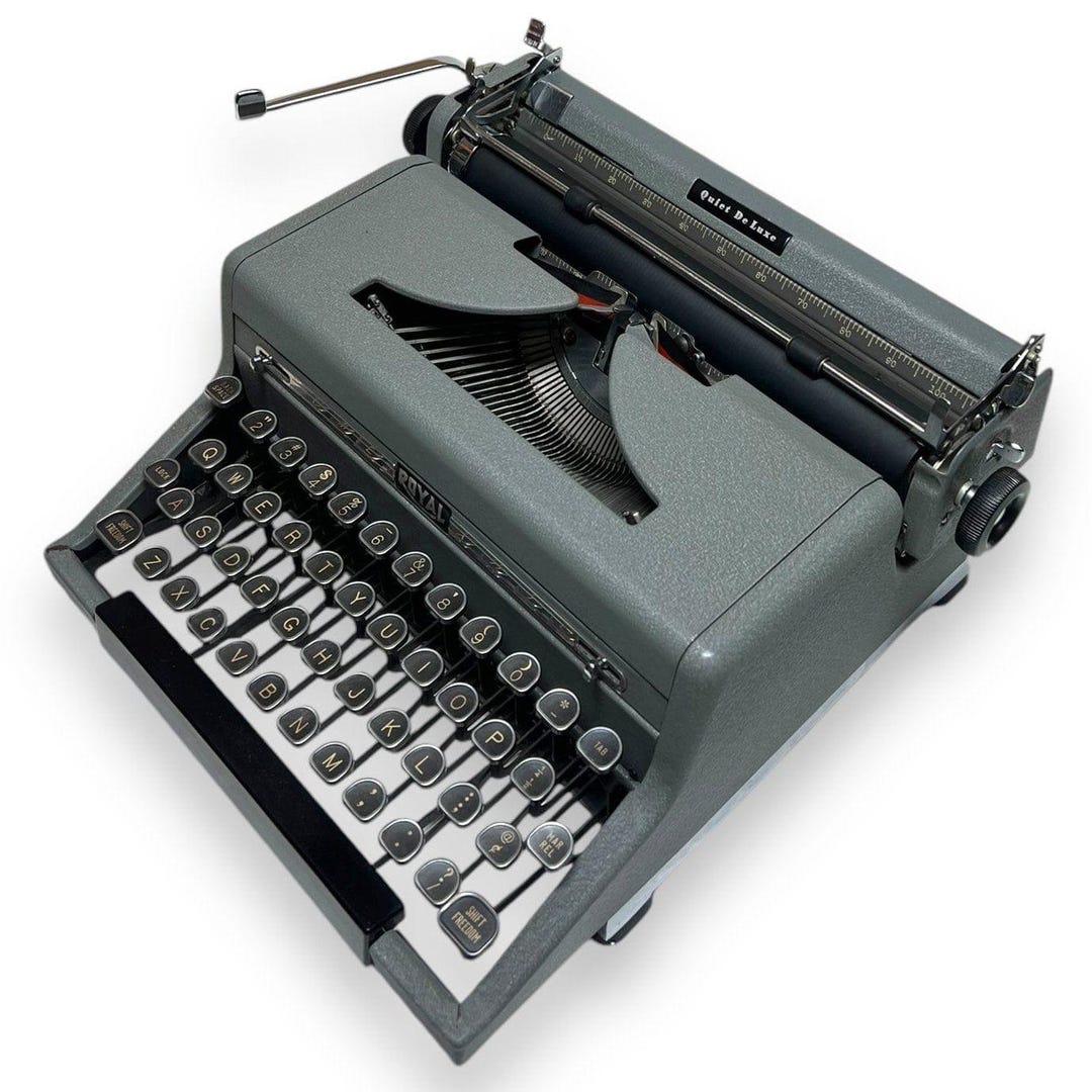 Royal Quiet Deluxe 1949 Typewriter - Etsy