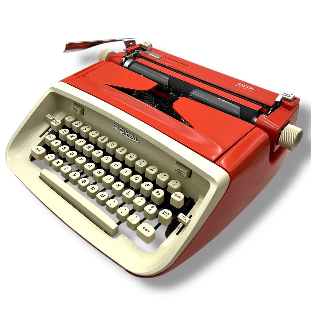 Royal Safari (race Car Red) Typewriter - Etsy