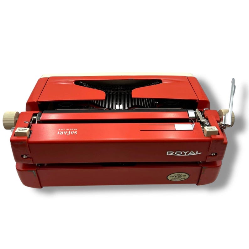 Royal Safari (race Car Red) Typewriter - Etsy