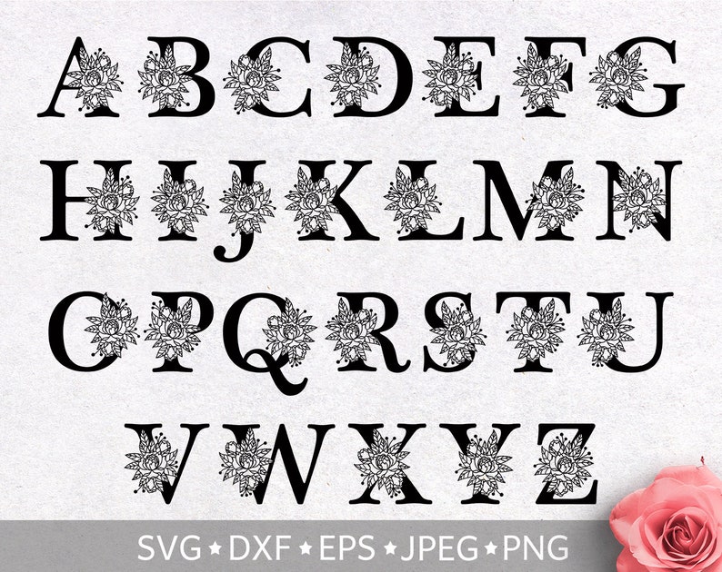 Flower font box - thingsbooy