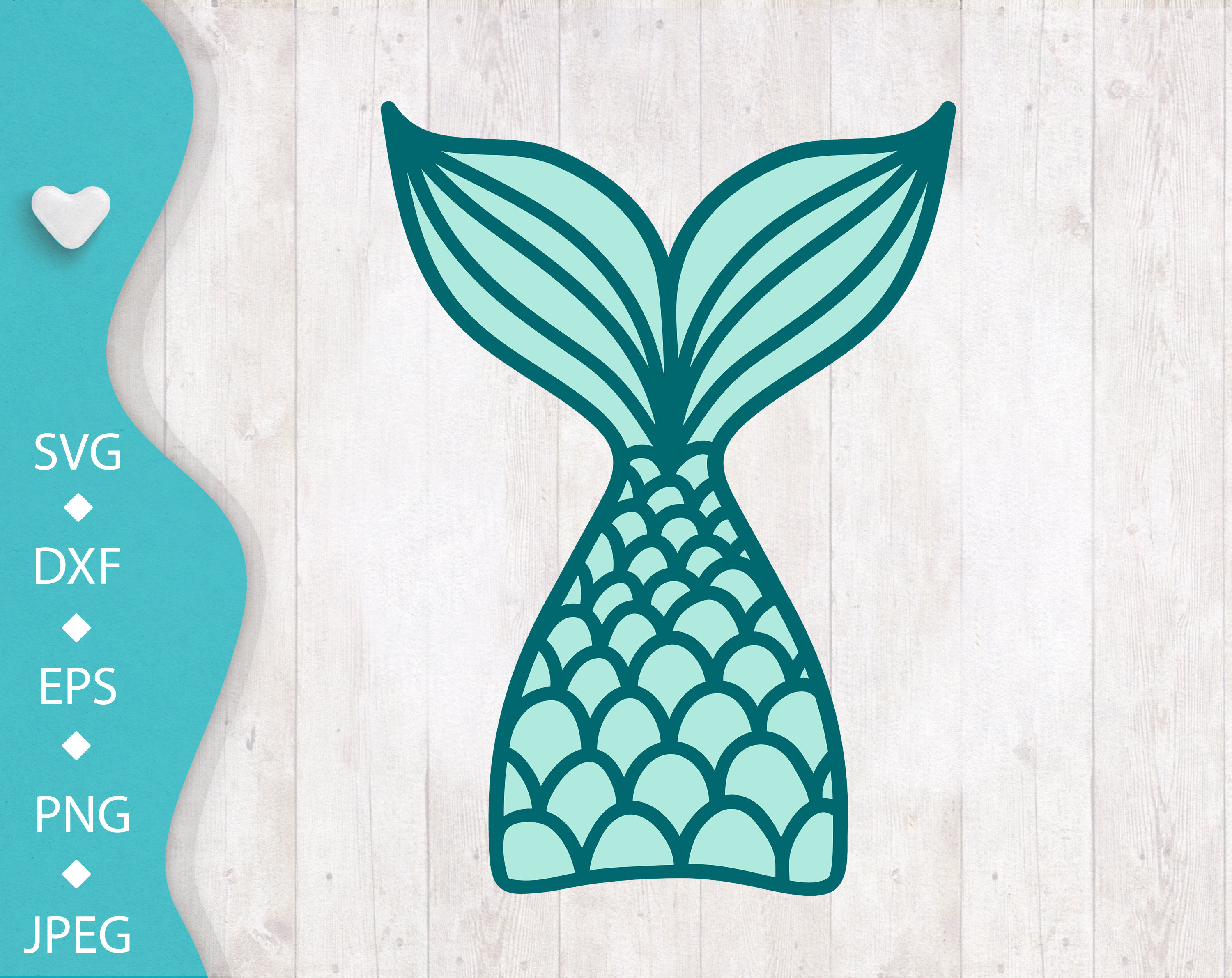 Sirena SVG cola de sirena SVG clipart de cola de sirena | Etsy México