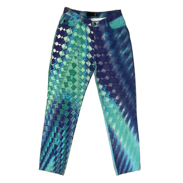 Abstract Jeans - Etsy